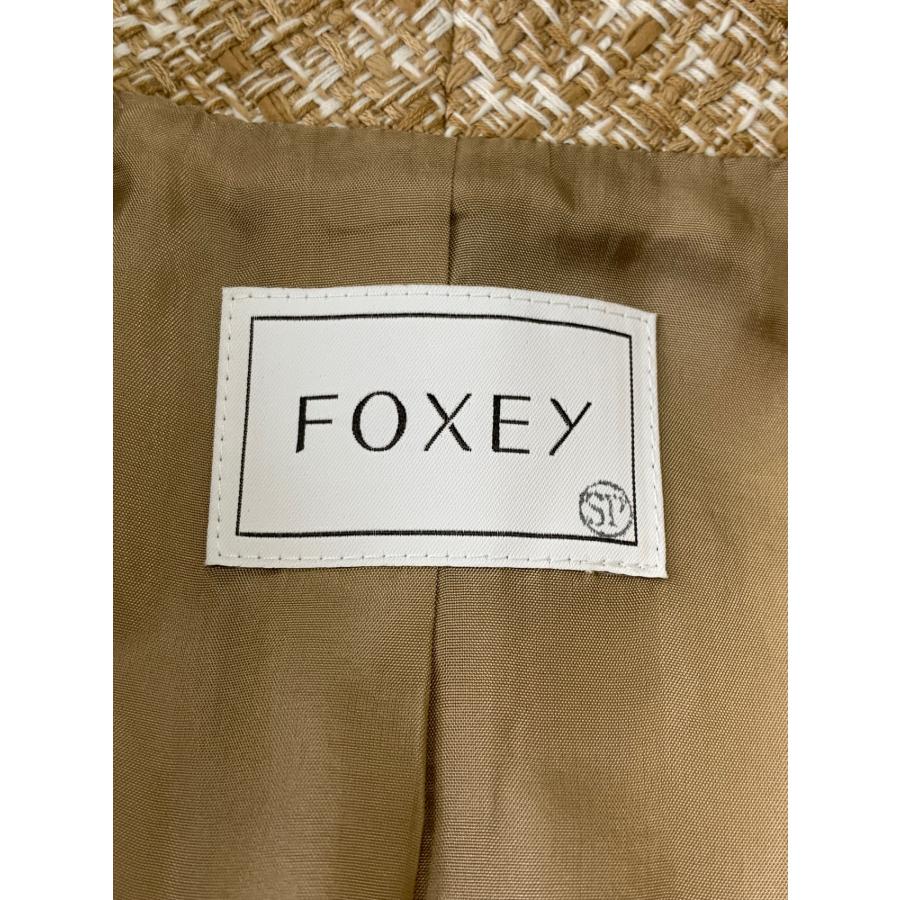フォクシーブティック 38987 ジャケット 38 ベージュ Jacket ツィード ラインストーンボタン SP品 ITPQO7HXD802 ...