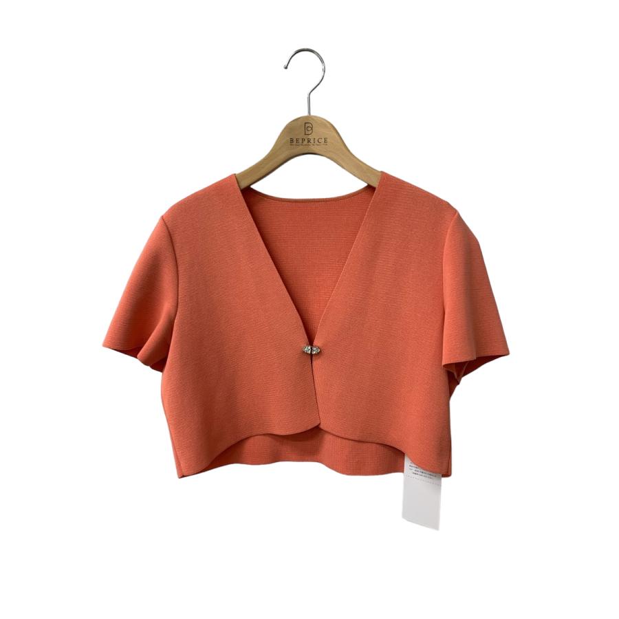 フォクシーブティック 37695 カーディガン 38 オレンジ レディジュエルニットジャケット ITSNQ2FINZEY ...