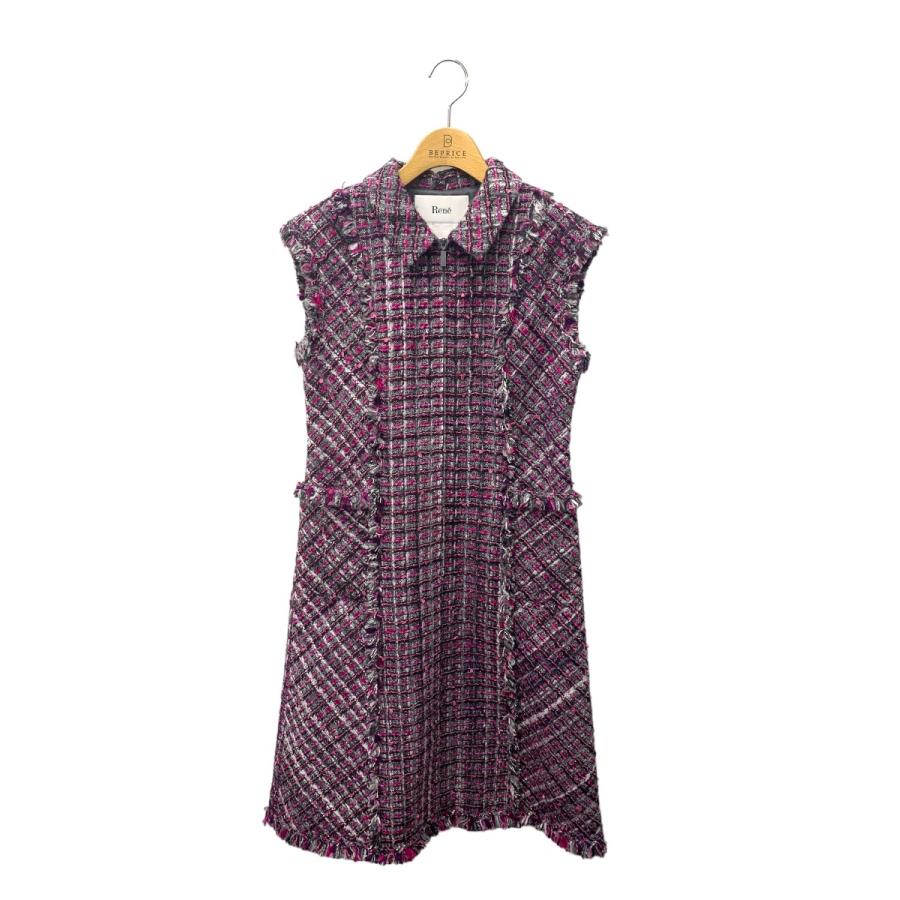 ルネ 6136250 ワンピース 36 ピンク ツイード 襟付き フロントジップ ITZ21V1RJFPQ : ブランドショップ ビープライス - 通販 - Yahoo!ショッピング