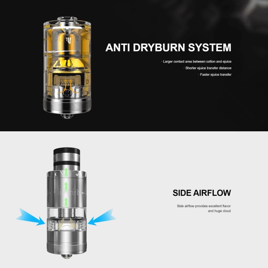 Vapefly Siegfried Mesh RTA VAPE 電子タバコ : べぷ助 Yahoo!店 - 通販 - Yahoo!ショッピング