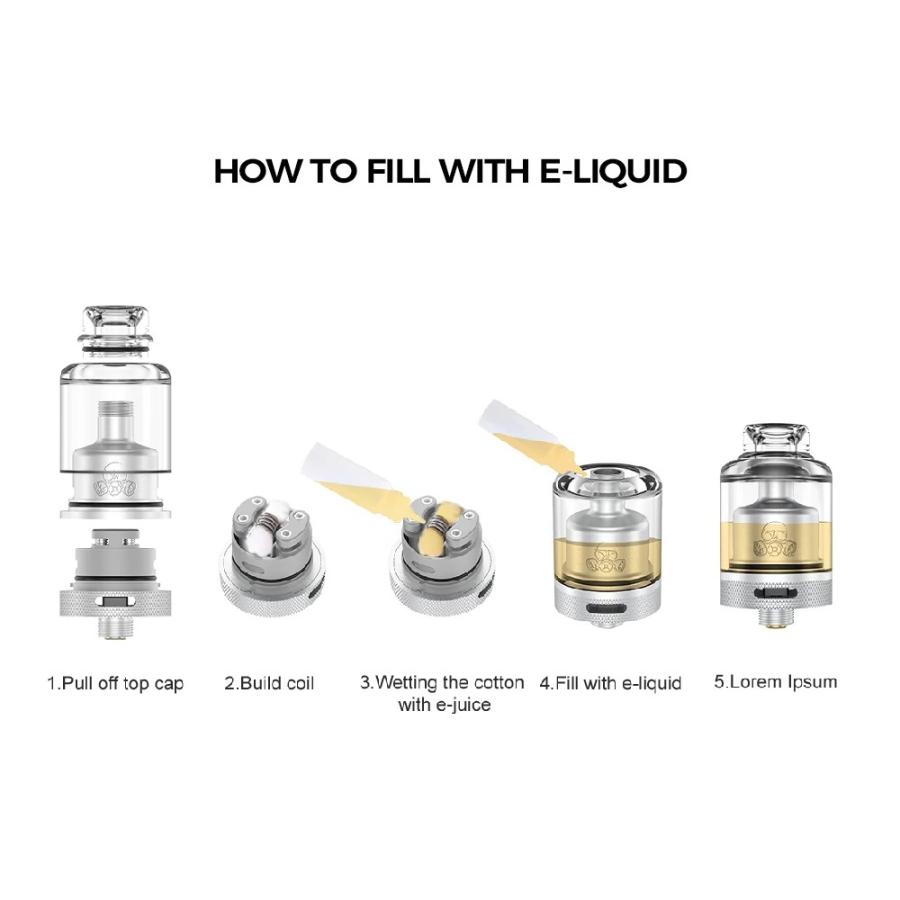 Gas Mods Kree V2 RTA VAPE 電子タバコ : べぷ助 Yahoo!店 - 通販 - Yahoo!ショッピング