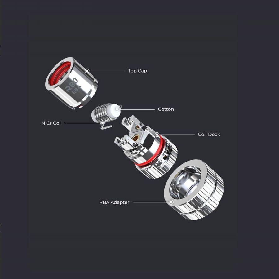 Wismec R80 Pod Mod 用RBAユニット VAPE 電子タバコ : べぷ助 Yahoo!店 - 通販 - Yahoo!ショッピング