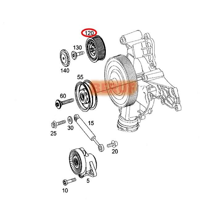 メルセデスベンツ アイドラプーリー INA製 純正OEM Rクラス W251 R350 R500 M113 V8 M272 V6 ...