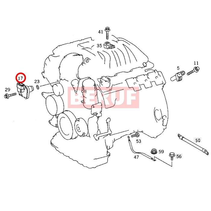 メルセデスベンツ カムシャフトポジションセンサー Eクラス W211 E240 E320 E500 E55AMGコンプレッサー M112 V6 M113 V8 0041536928 : ベ ...