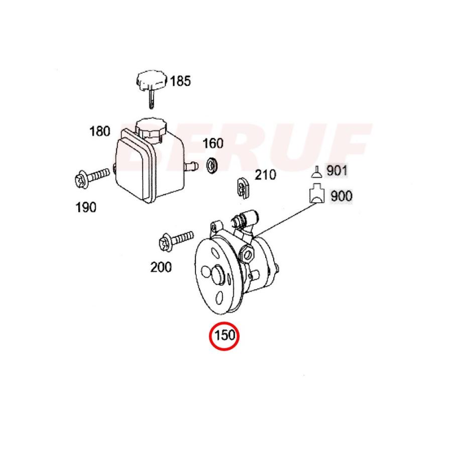メルセデスベンツ パワステポンプ LUK製 Eクラス W211 E240 E320 E320-4マチック E500 E55AMGコンプレッサー 0044661401 : ベルーフ Yahoo ...