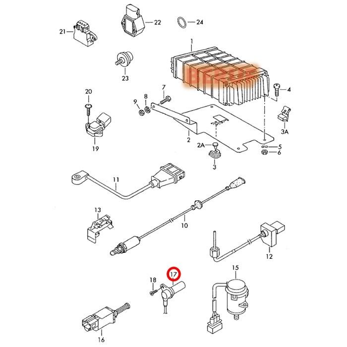 フォルクスワーゲン クランクシャフトポジションセンサー HELLA製 ポロ 6N 9N 6NAHW 9NBKY 9NBBY ...