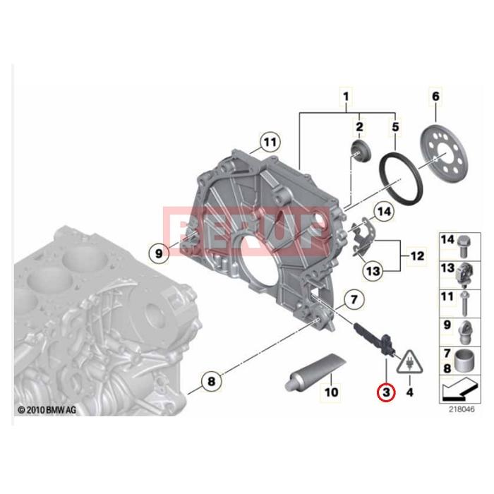 BMW クランクシャフトセンサー HELLA製 3シリーズ F30 F31 320d BMW クランクシャフトセンサー HELLA製 3シリーズ F30 F31 320d