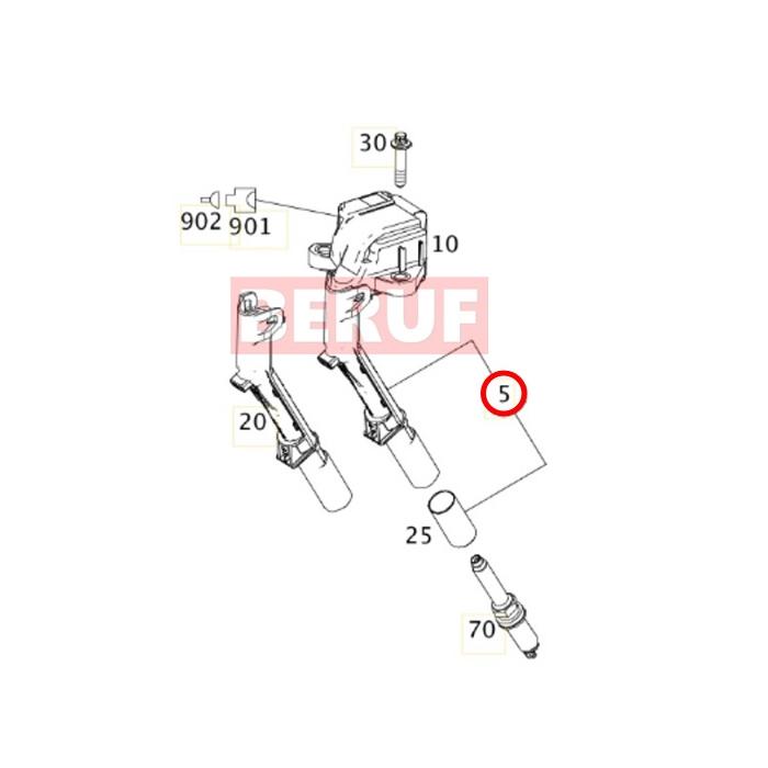 メルセデスベンツ イグニッションコイル HELLA製 Bクラス W246 B180 M270 M274 直4 : ベルーフ Yahoo!ショッピング店 - 通販 - Yahoo!ショッピング