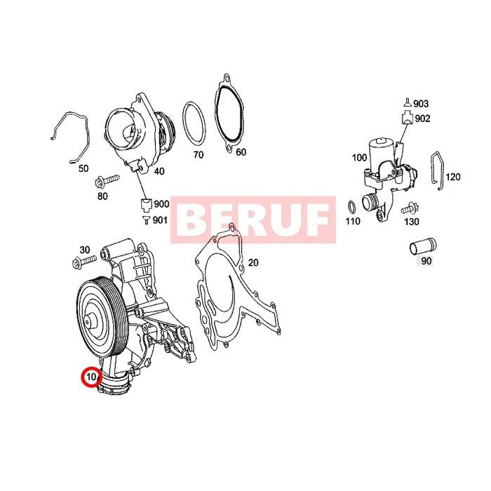 メルセデスベンツ ウォーターポンプ SIL製 Eクラス W211 E250 E280 E300 E350 M272 V6 2722000401 : ベルーフ Yahoo!ショッピング店 ...