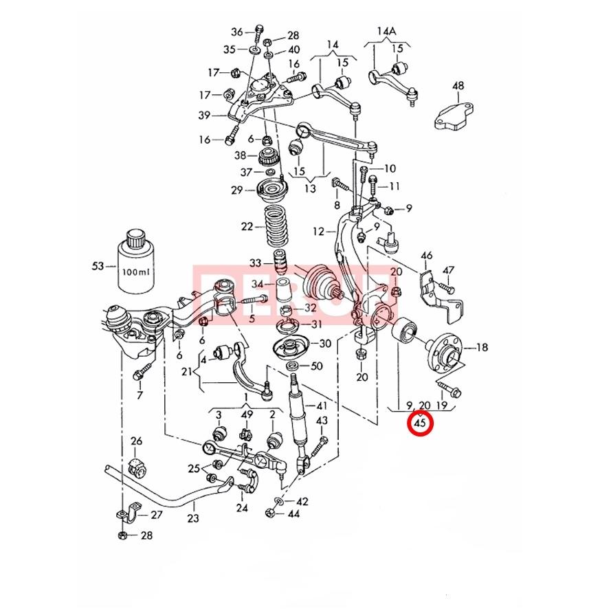 フォルクスワーゲン フロント ホイールハブベアリング FAG製 75mm パサート 3B 3BADR 3BAEB 3BAPU 3BAPT ...