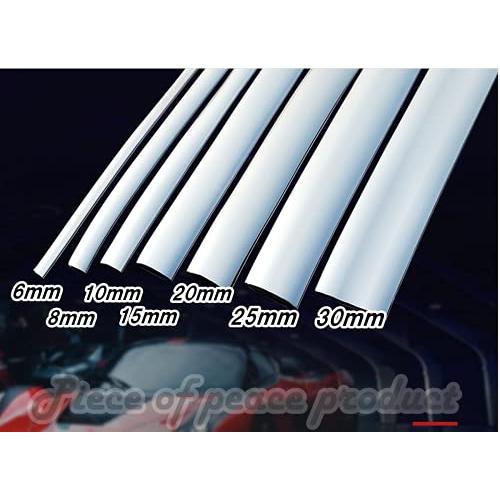 Piece of peace product 車用 アクセント メッキ モール サイドモール テープ ドレスアップ タップリ (6mm) :s-4573450339465-20230515:べ ...