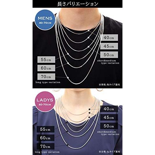 [Napist] ネックレス チェーン レディース メンズ 316L サージカル ステンレス 金属アレルギー対応 スネーク 1.5mm 50cm 丸 : s-b08925lnj4 ...