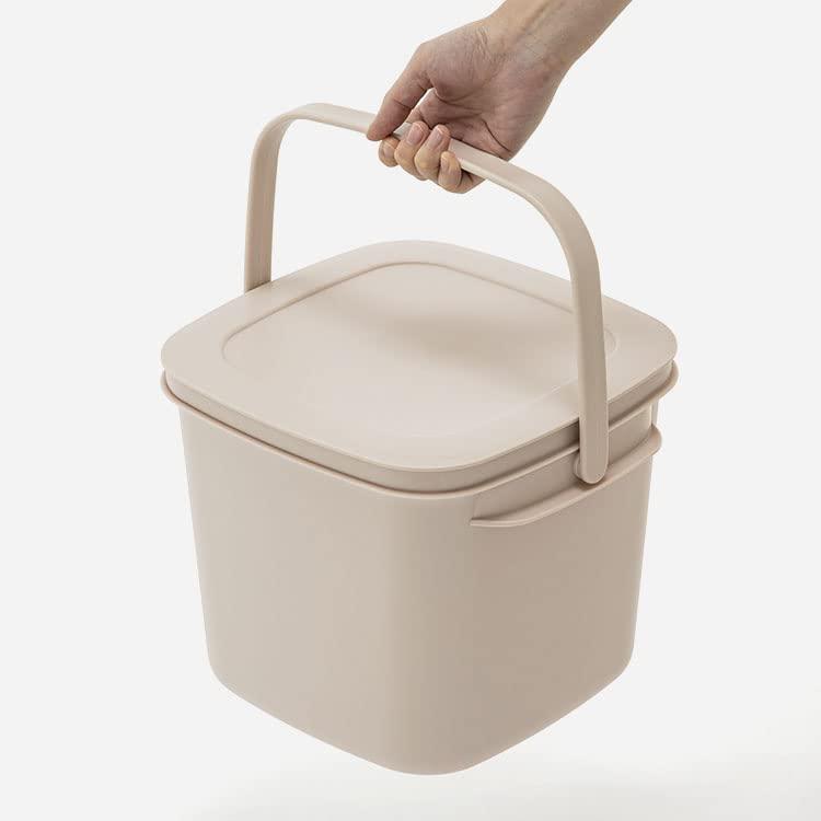 KEYUCA (ケユカ) 四角い 収納バケツ (蓋つき / 9L ホワイト) おしゃれ バケツ 収納ボックス (仕切り ・ 目盛付き/スタッキング : べるおさ本舗 - 通販 - Yahoo ...