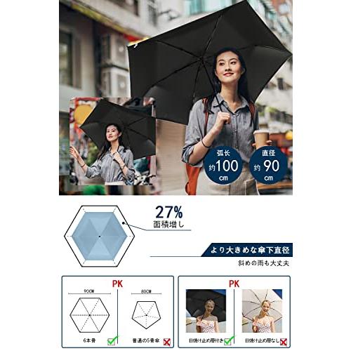 【2023最軽量カーボン傘 6本骨 130g】おりたたみ傘 日傘 uvカット 100 遮光 折りたたみ 軽量 メンズ レディース 晴雨兼用 : べるおさ本舗 - 通販 - Yahoo!ショッピング