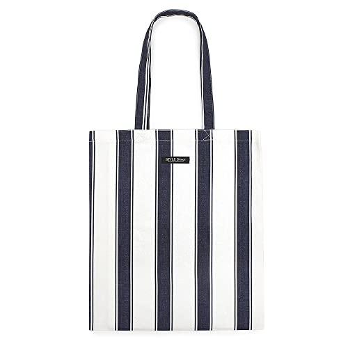[スタイルデコール] トートバッグ レディース 大容量 サブバッグ エコバッグ 綿100％ A3 フレンチシックストライプ W4601400 : べるおさ本舗 - 通販 - Yahoo!ショッピング