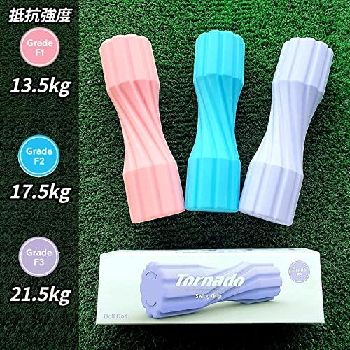 DoKDoK Tornado Swing Grip 強度選択 13~21kg 手首 強化 リハビリ 野球 ゴルフテニス (17kg(Sky Blue) : べるおさ本舗 - 通販 ...