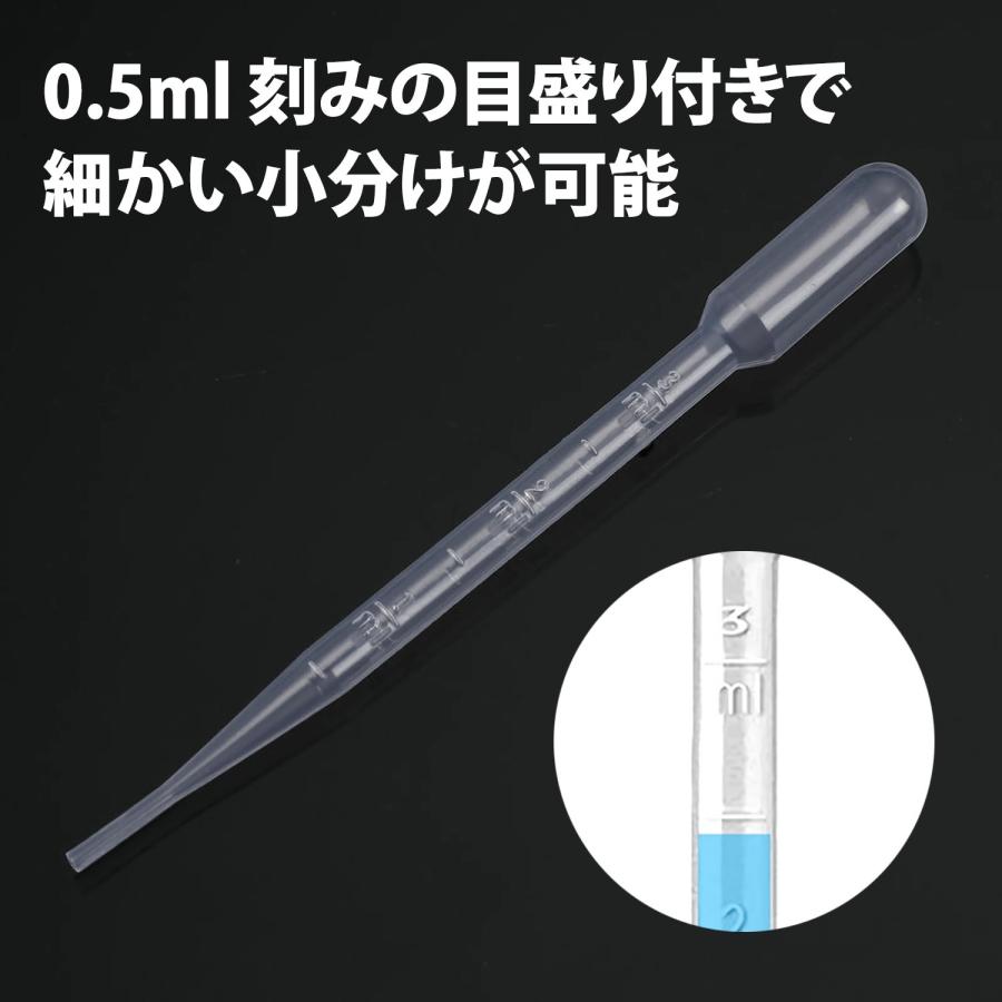 スポイト 3ml 10本セット 目安 目盛り付き 15.5cm 香水 化粧品 小分け アロマ オイル レジン ペット 餌やり ブレンド 軽量 シンプル 簡単 : BeryKoKo Direct ...