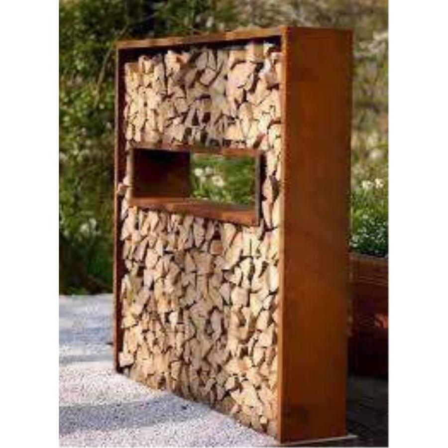 [法人限定] APLUS ORIGINAL(エープラスオリジナル) ウッドストックラック ワイド W1800｜ガーデン コールテン鋼 本体 : ビザインショップ - 通販 - Yahoo!ショッピング