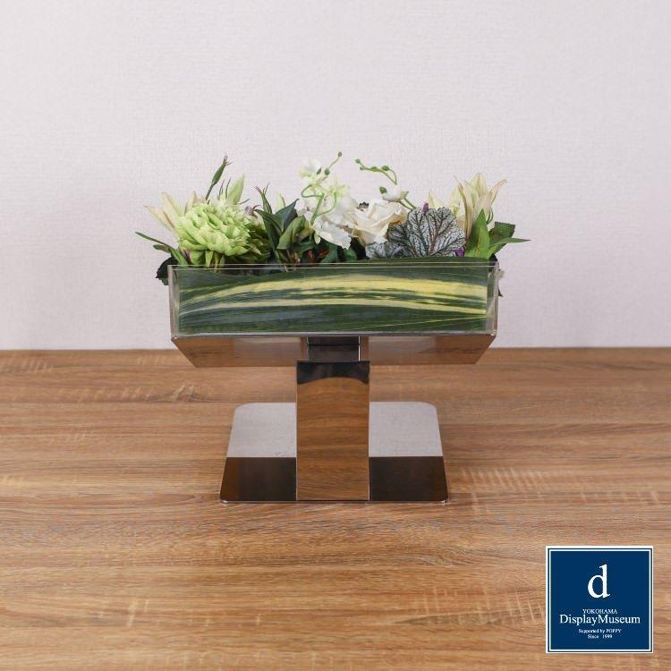 フラワーアレンジメント (ローズ、リリー、ダリア)｜横浜ディスプレイミュージアム FBCD-3008 アーティフィシャルフラワー 造花 ベース付き : ビザインショップ - 通販 ...