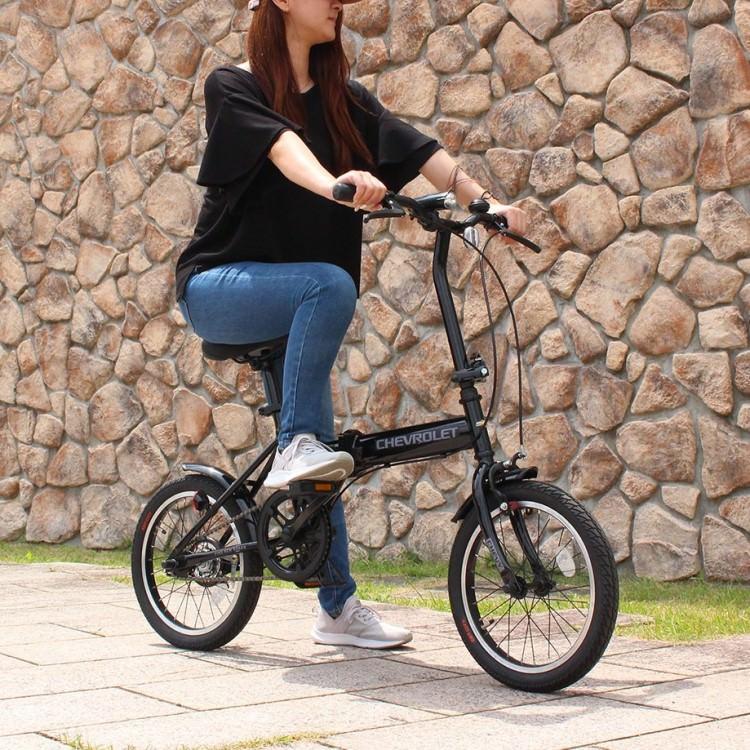 折畳み自転車] CHEVROLET シボレー｜16インチ折畳自転車BK（BAA仕様
