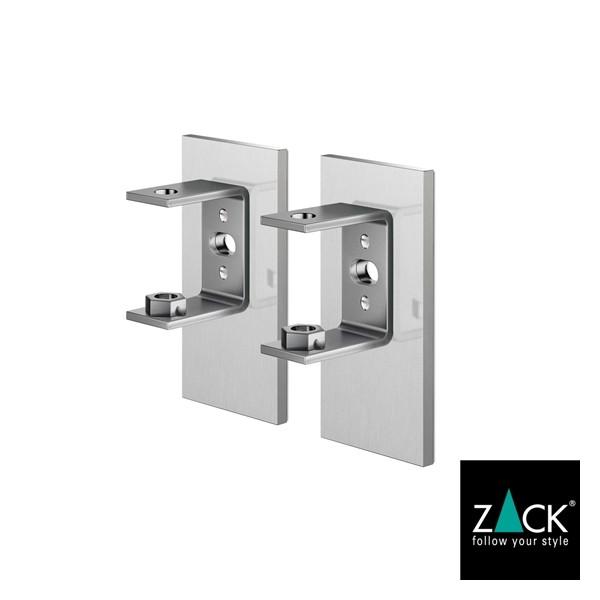 ZACK 接着用ブラケット マット ブラケット パーツ 部品 棚受け金具 補強金具 壁設置 壁付けタイプ DIY LINEA用 シンプル ...