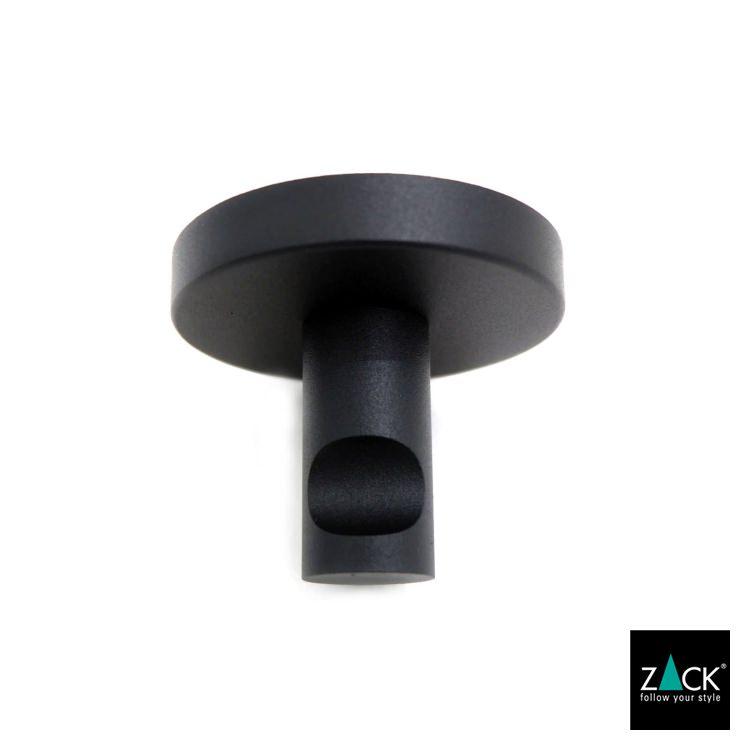 タオルフック ブラック 黒 丸 フック バス用品 水回り 浴室 キッチン 壁付け DIY シンプル モダン ドイツ ステンレス ZACK ...