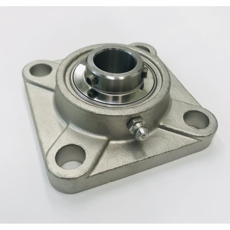 ステンレス角フランジ型ユニット UCF204(SUCF204) : ベストベアリング - 通販 - Yahoo!ショッピング