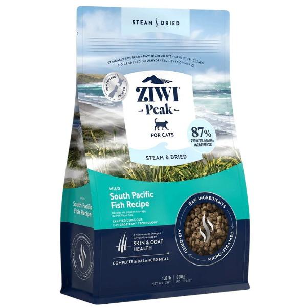ZIWI ジウィピーク ZiwiPeak スチーム＆ドライ・キャットフード ワイルド サウス・パシフィック・フィッシュ レシピ 800g : BCPヤフー店 - 通販 - Yahoo!ショッピング