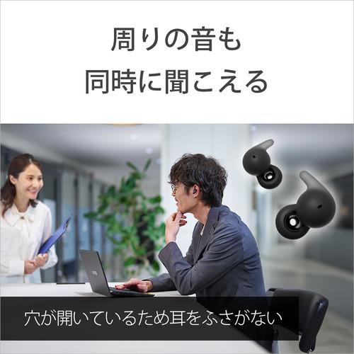 ソニー WF-L910 BZ ワイヤレスイヤホン LinkBuds Open 防滴・防水 Bluetooth対応 ブラック ...