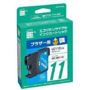 ELECOM エコリカ ECI-BR11C ブラザー LC11C 互換リサイクルインクカートリッジ シアン : ベスト電器Yahoo!店 - 通販 - Yahoo!ショッピング