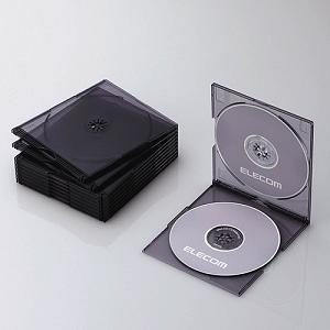 ELECOM ケース エレコム CD DVD CCD-JSCSW10CBK Blu-ray／DVD／CDケース スリム／PS／2枚収納／10パック クリアブラック : ベスト電器Yahoo!店 ...