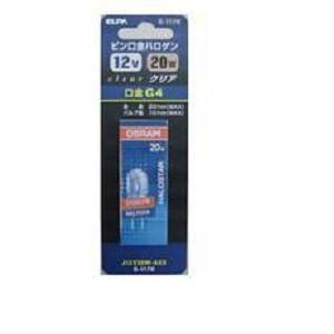 ELPA G-117H(20W) ピン口金ハロゲン球 20W G4 クリア : ベスト電器Yahoo!店 - 通販 - Yahoo!ショッピング