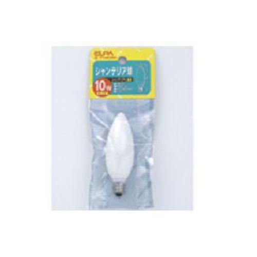 ELPA G-71H(W) シャンデリア球 10W E12 ホワイト : ベスト電器Yahoo!店 - 通販 - Yahoo!ショッピング