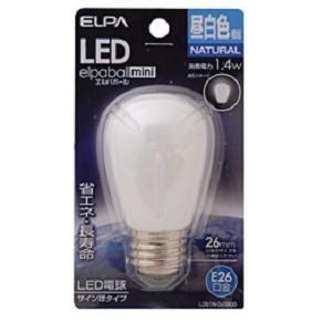 ELPA LDS1N-G-G900 LED電球 「サイン球形」(昼白色・口金E26) :717812019:ベスト電器Yahoo!店 - 通販 - Yahoo!ショッピング