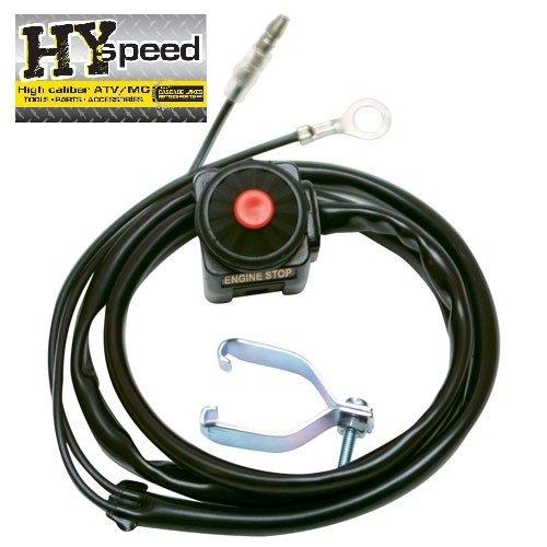 【並行輸入品】HYspeed エンジンキルスイッチボタン 新バイク KX KDX KLX HYspeed Engine Kill Switch ...