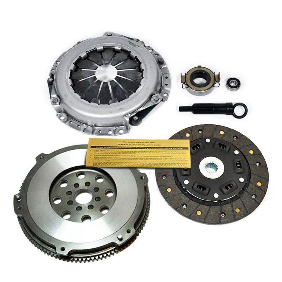 【並行輸入品】EFT HD CLUTCH KIT & 4140 FORGED FLYWHEEL FOR TOYOTA COROLLA/MATR ...