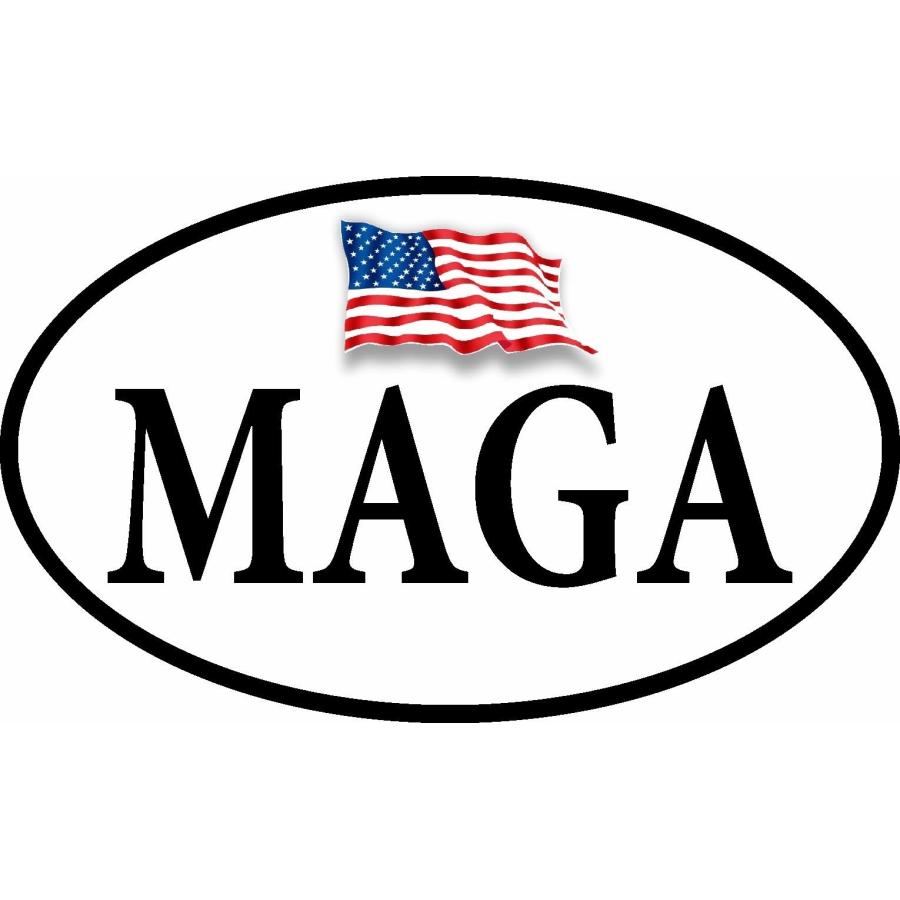【並行輸入品】ION Graphics Make America Great Again Maga Trump Flag デカール バンパー ...