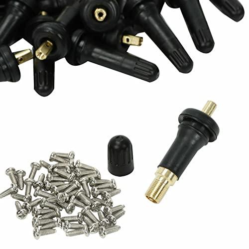 【並行輸入品】TPMS 20008 ゴム製スナップインバルブステム タイヤバルブステム交換用 VS 950 VS950 15263240 GM ...