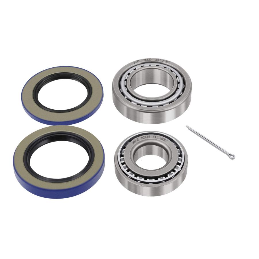 【並行輸入品】XiKe 1セット 8,000ポンドの車軸 トレーラーホイールハブキット 25580/25520 & 02475/02420 ...