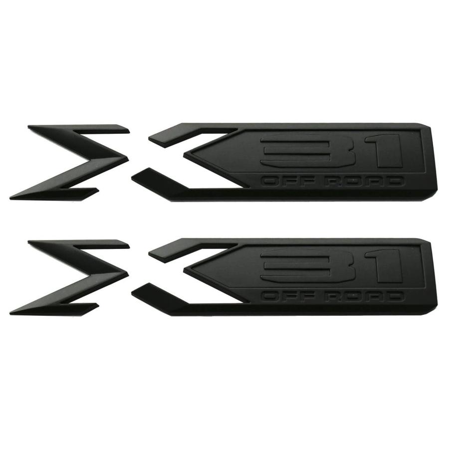 SSDD 2pcs X31 Off Road Emblems 3D Rear Bodyside Badge Replacemen 並行輸入品 ...