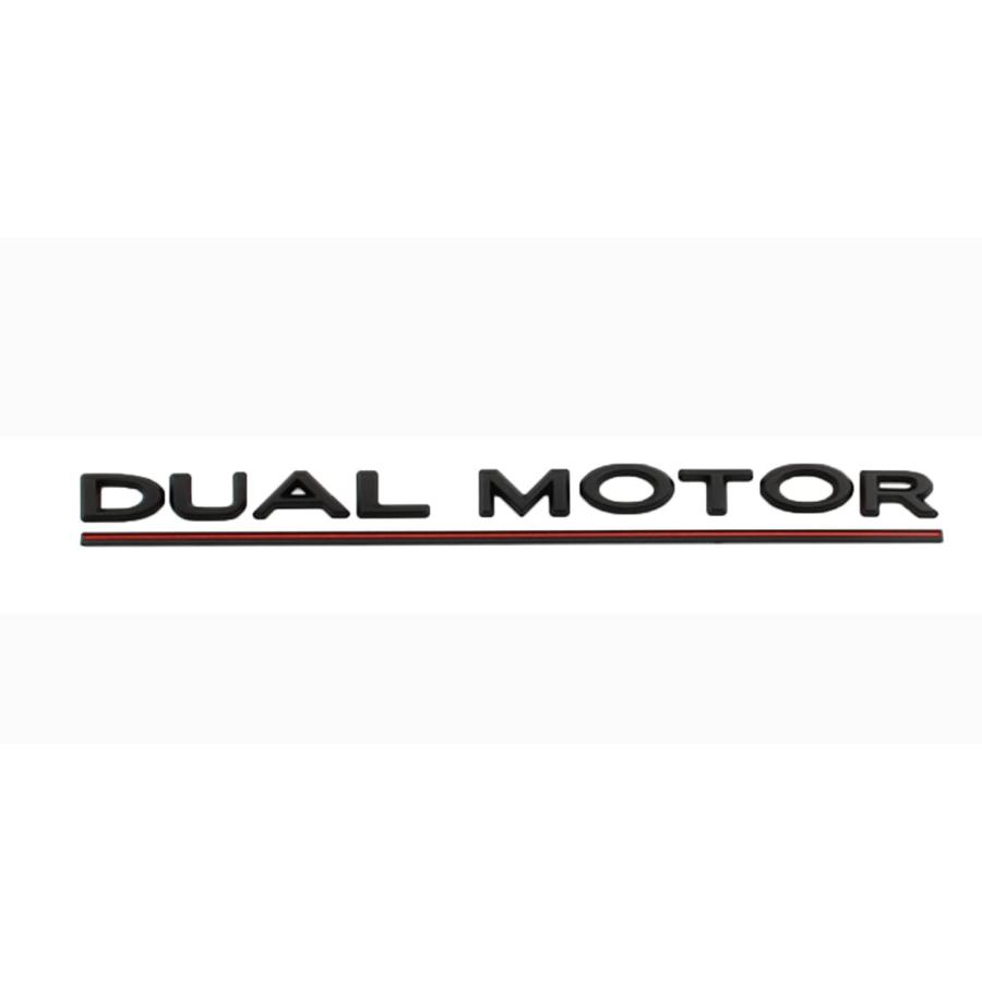 NEUZIK for Tesla Model 3 Dual Motor Decals 3D Car Rear Trunk Emb 並行輸入品 ...