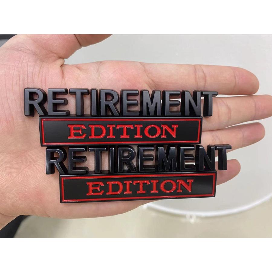 【並行輸入品】2PC Retirement Emblem Edition Alphabet 3D Logo Off Road SUV ...