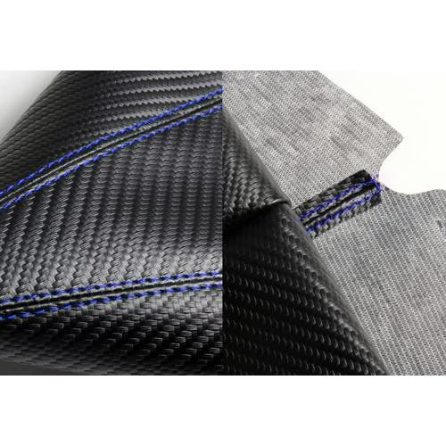 HK5 Universal JDM Black Carbon Style Leather Gear Manual Shifter 並行輸入品 ...