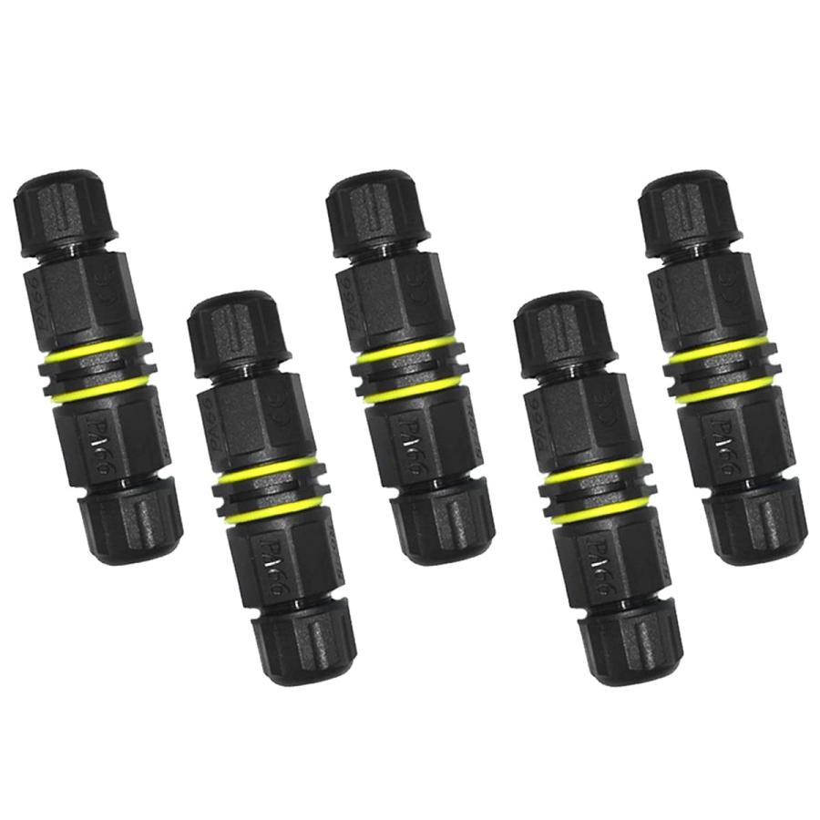 PowerYoung Waterproof Junction Box Connector Outdoor Straight 2P 並行輸入品 ...