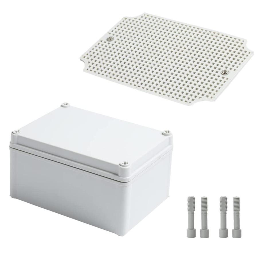 SamIdea 防水屋外ジャンクションボックス IP67 ABSプラスチック電気エンクロージャ 取り付けプレート付き 壁ブラケット 並行輸入品 : hfayb0bwf8f7rck : Best ...