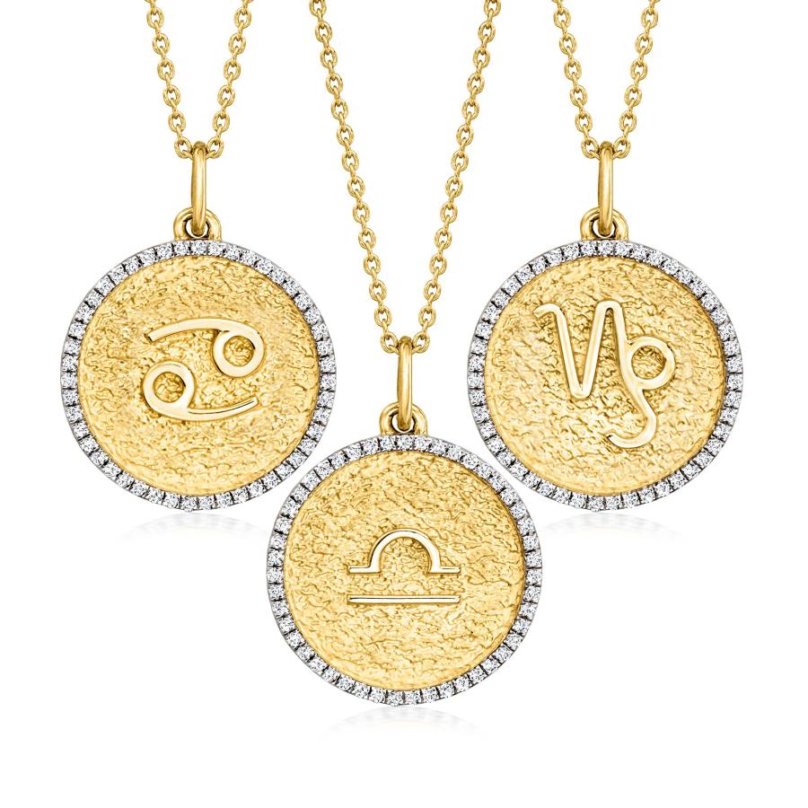 Ross Simons Sagittarius .20 ct. t.w. Diamond Zodiac Pendant Ne 並行輸入品 : Best Style - 通販 - Yahoo ...