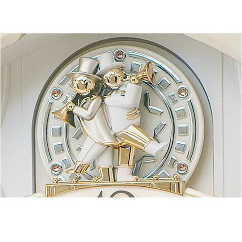 セイコークロック RE576A 電波からくり時計 音量調節機能 時報モニター スイープセコンド 回転飾り付 : ベストテック ヤフー店 ...