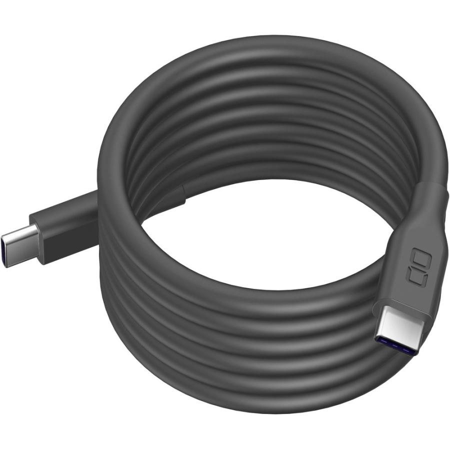 CIO スパイラルシリコンケーブル CtoC 1m ライトブラック CIO-SLSC30000-CC1-LB : ベストテック ヤフー店 - 通販 - Yahoo!ショッピング