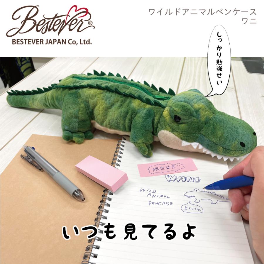 【BESTEVER】 ベストエバー ペンケース ペンポーチ ぬいぐるみ 【ワイルドアニマルペンケース】 クロコダイル カメレオン ワニ : ベストエバージャパン Yahoo!店 - 通販 ...