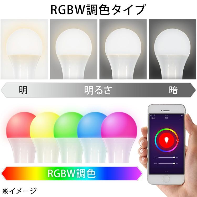 IRIS OHYAMA 電球 LED E26 広配光 60形 RGBW調色 スマートスピーカー対応 LDA10F-G/D-86AITG アイリスオーヤマ : OA’Z - 通販 - Yahoo ...